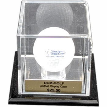 Golf Ball Display Case - Benchmark | Awards Apparel Design