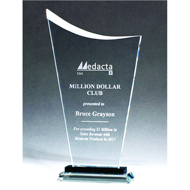 Contemporary Clear Glass Award - Benchmark | Awards Apparel Design